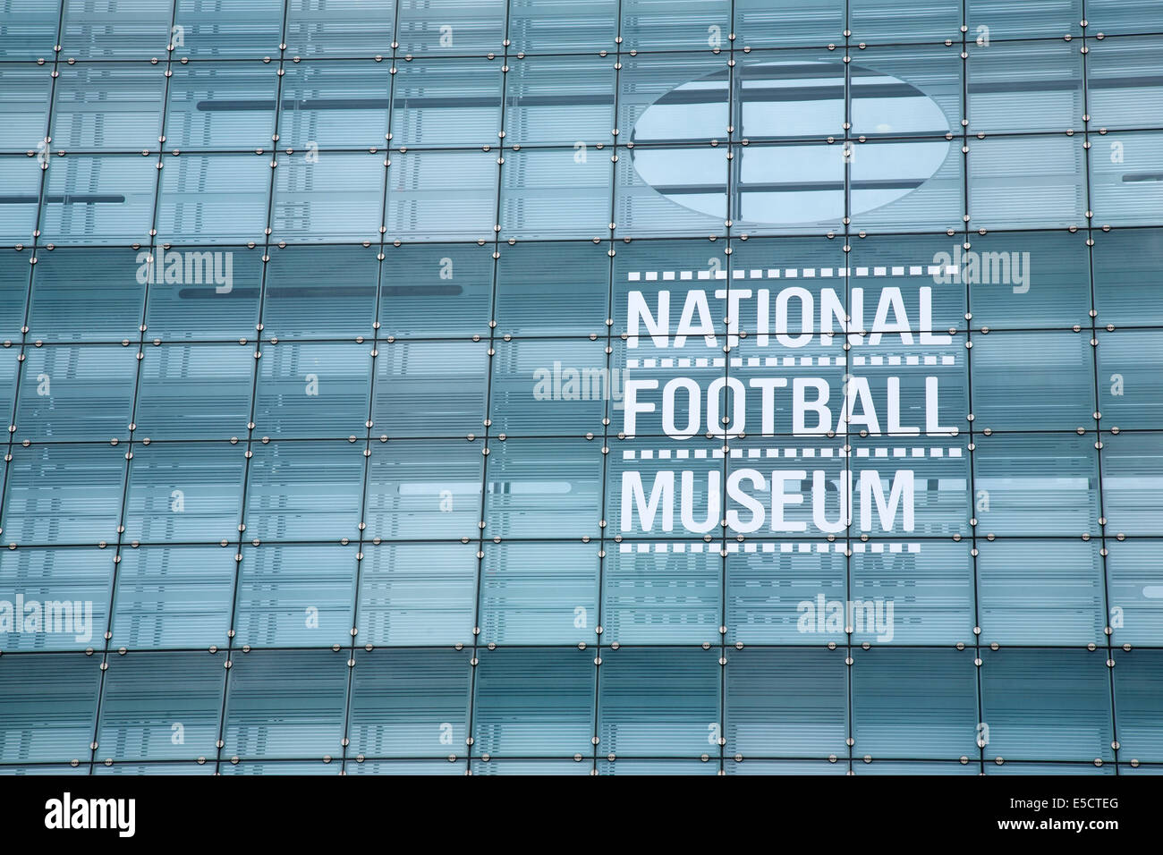 Exterior Facade of the National Football Museum, Manchester, England ...