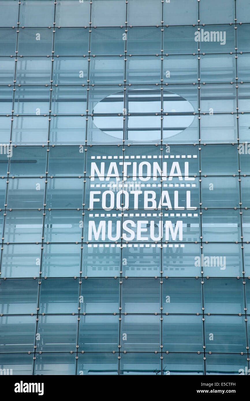 Exterior Facade of the National Football Museum, Manchester, England ...