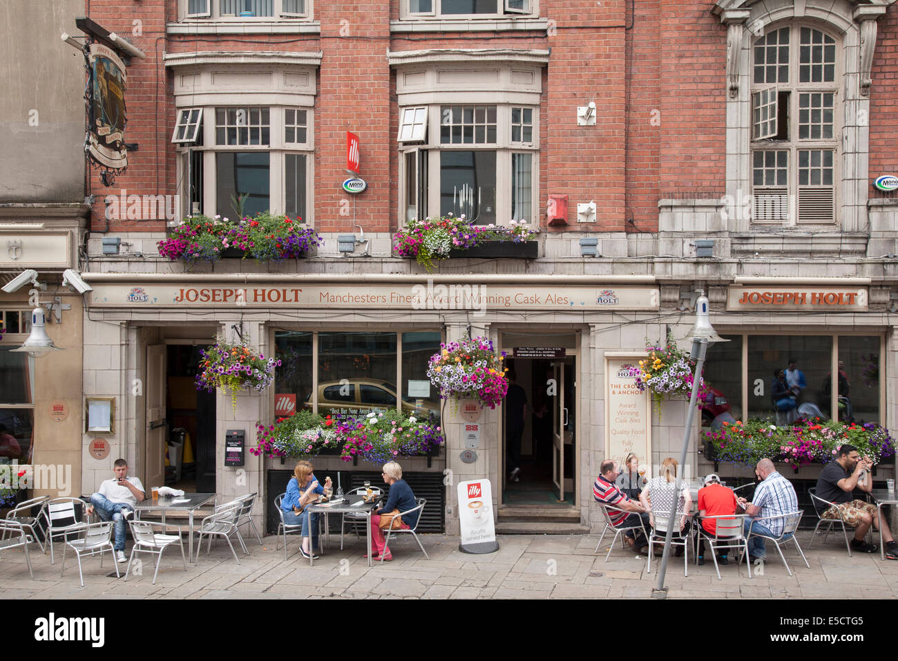 Crown and Anchor Pub Sign; Manchester; England; UK Stock Photo - Alamy