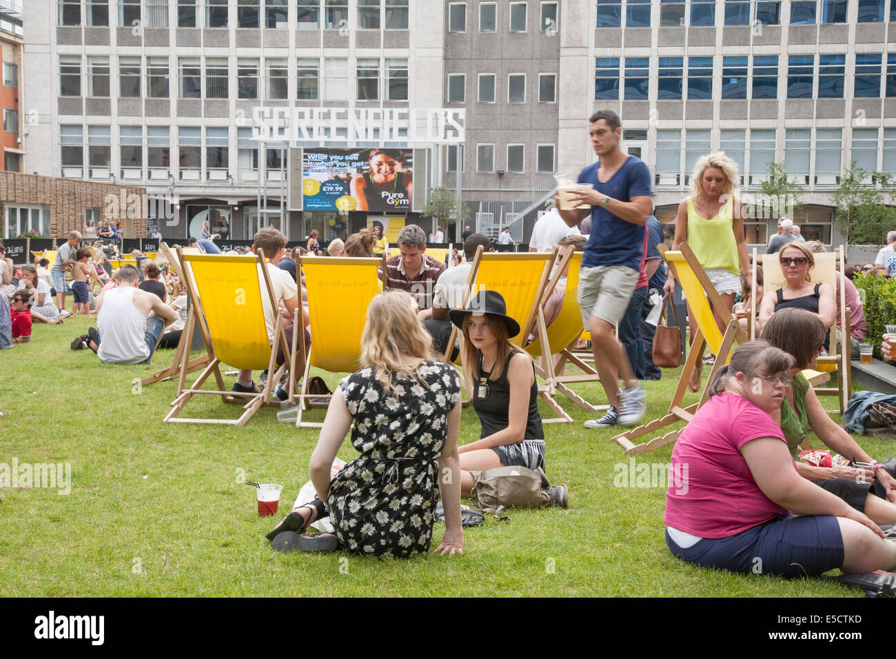 The Lawns, Spinningfields, Manchester, England, UK Stock Photo - Alamy