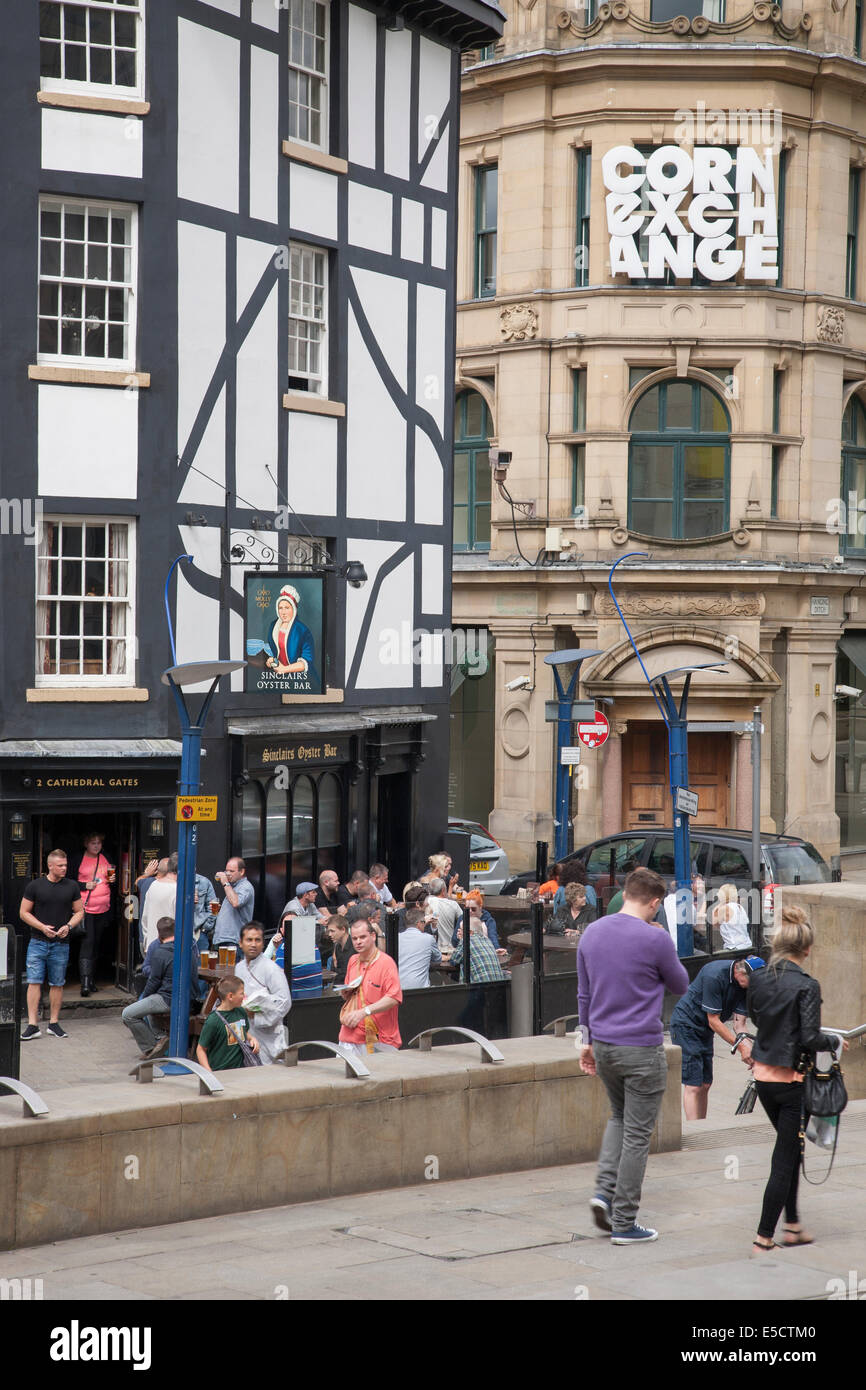 Sinclairs Oyster Bar and the Corn Exchange Building; Manchester ...