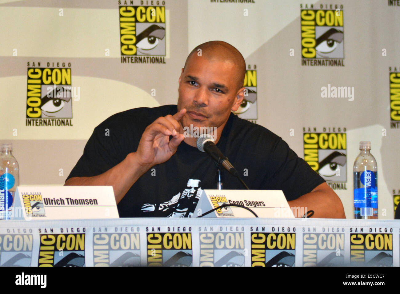 San Diego. 25th July, 2014. Geno Segers attends a panel of the TV ...