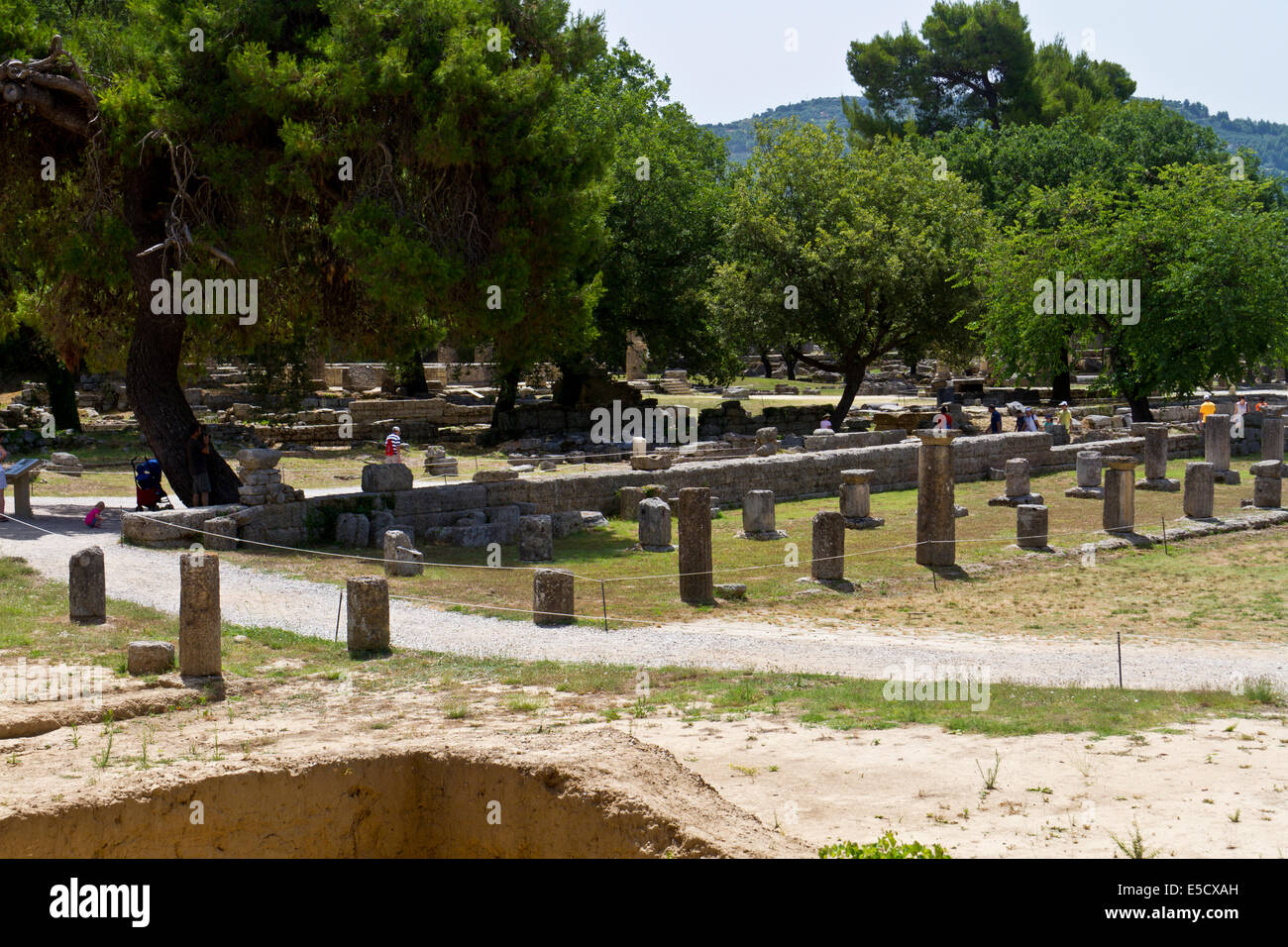 Olympia Greece site of the ancient Olympic Games Stock Photo - Alamy