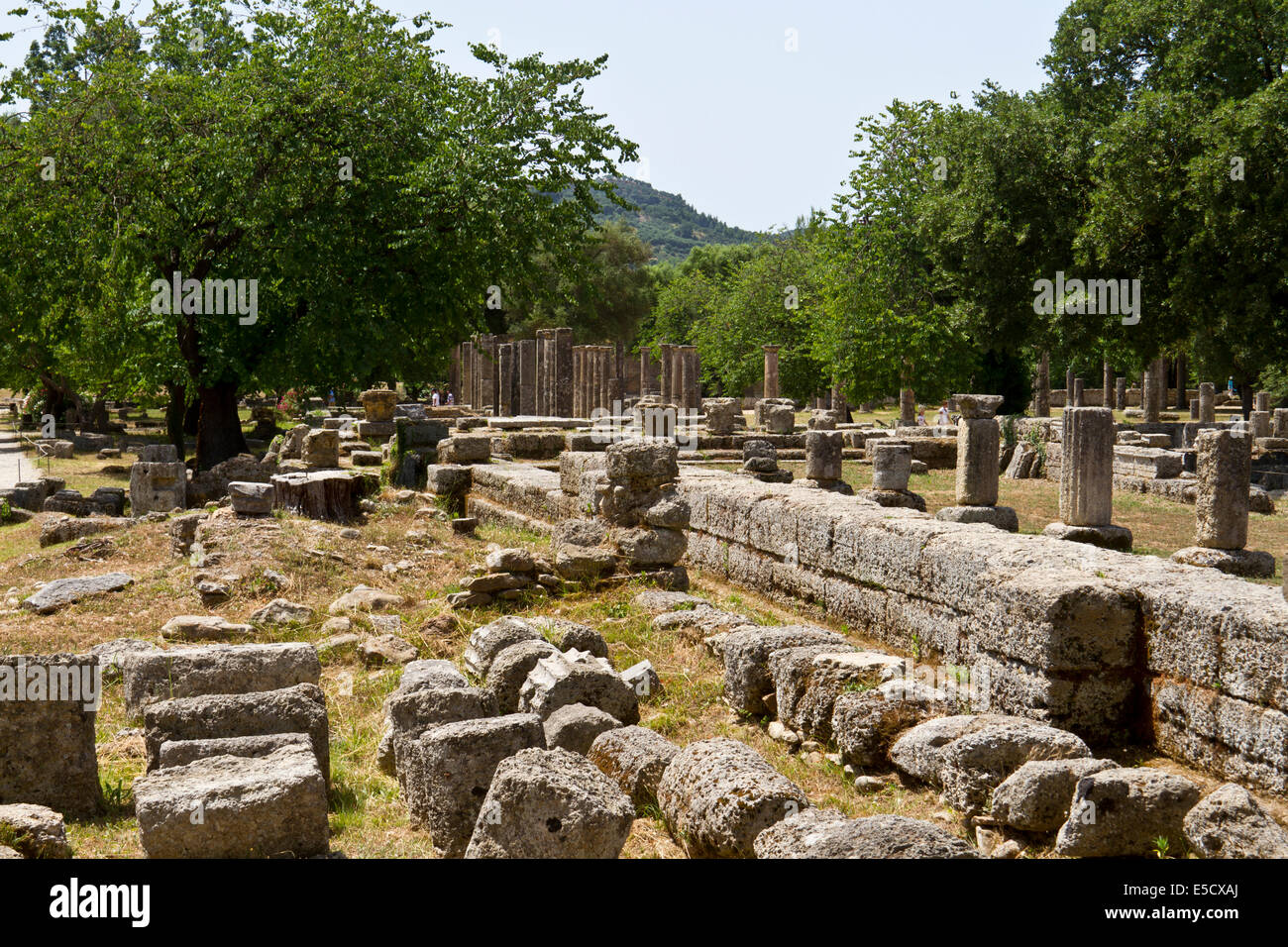 Olympia Greece site of the ancient Olympic Games Stock Photo - Alamy