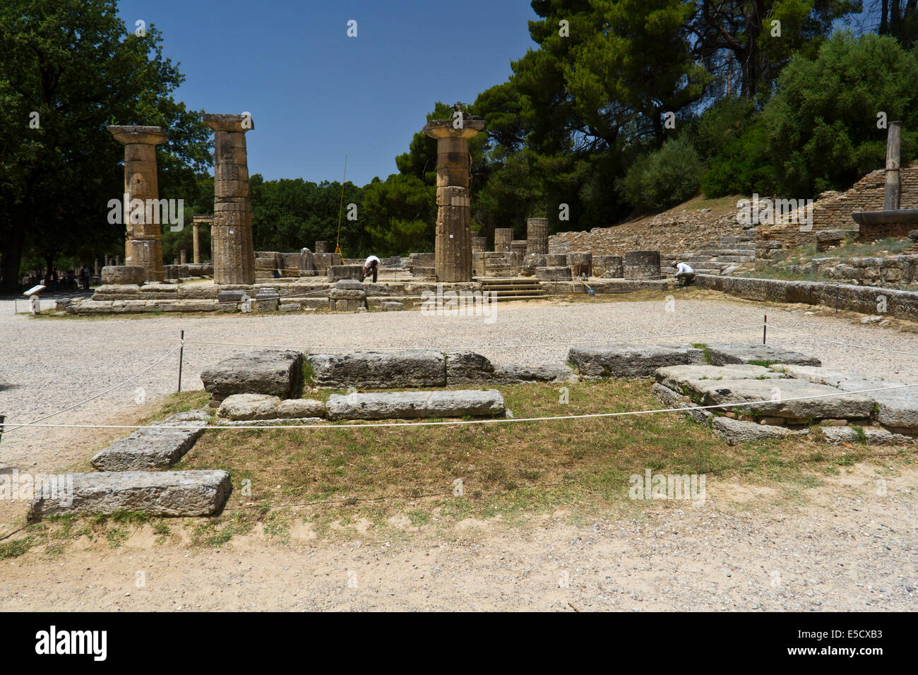 Olympia Greece site of the ancient Olympic Games Stock Photo - Alamy