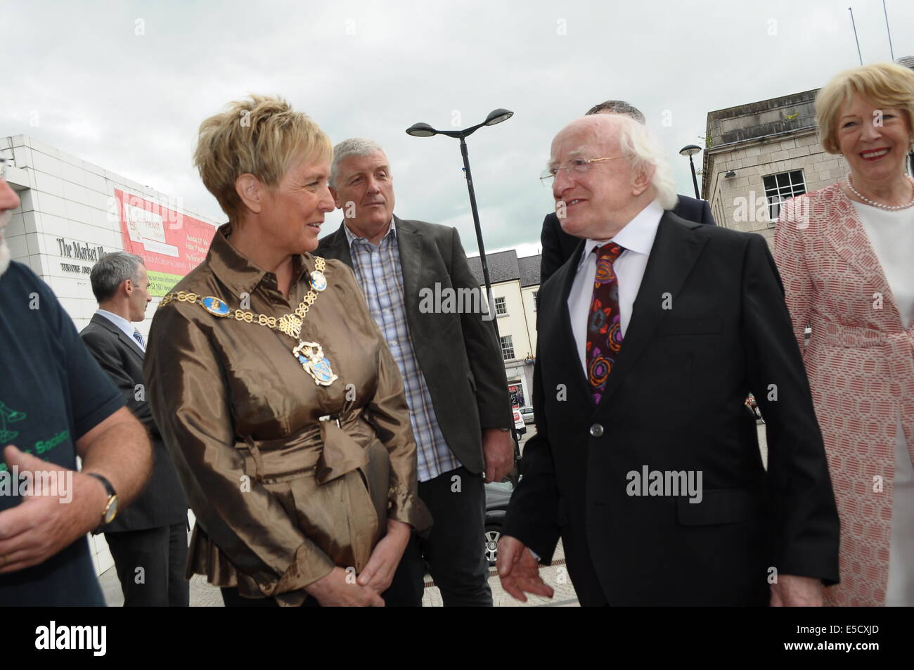 Armagh, Ireland. 28th July, 2014. Lord Mayor of Armagh Cathy Rafferty ...