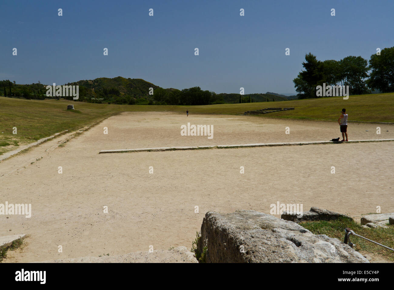 Olympia Greece site of the ancient Olympic Games Stock Photo - Alamy
