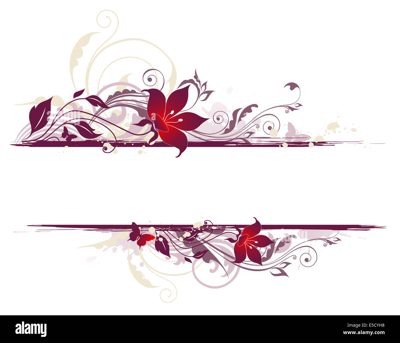 Tulip ornament Cut Out Stock Images & Pictures - Alamy