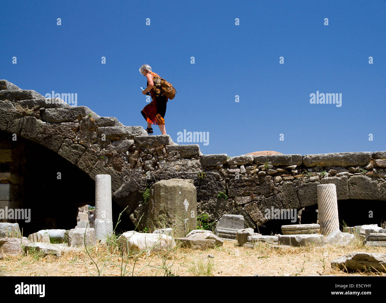 Kos woman greek islands hi-res stock photography and images - Alamy