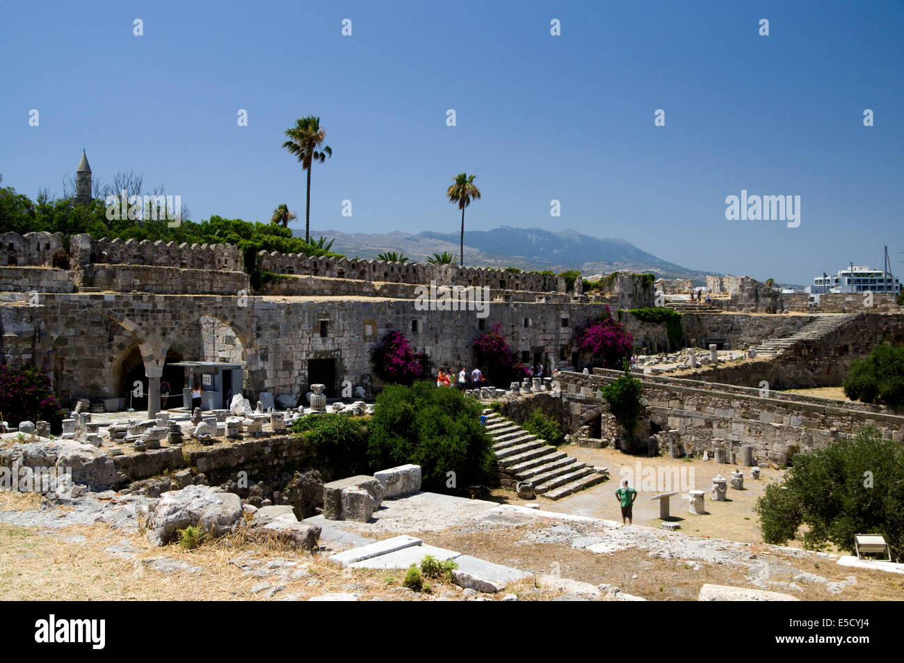 Castle of Neratzia built in the 14th Century by the Knights of Saint ...