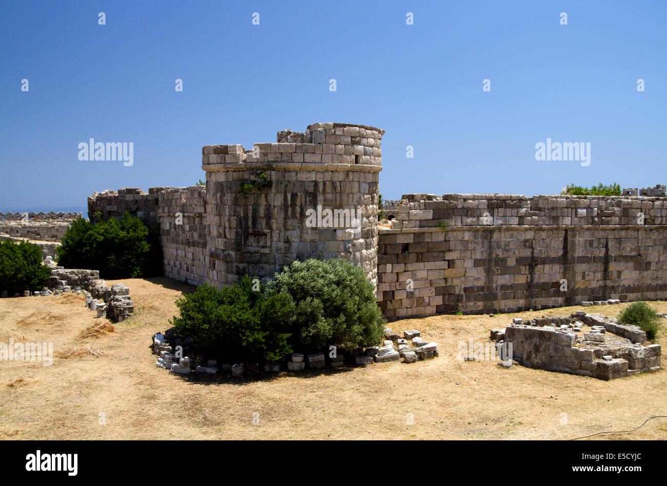 Castle of Neratzia built in the 14th Century by the Knights of Saint ...