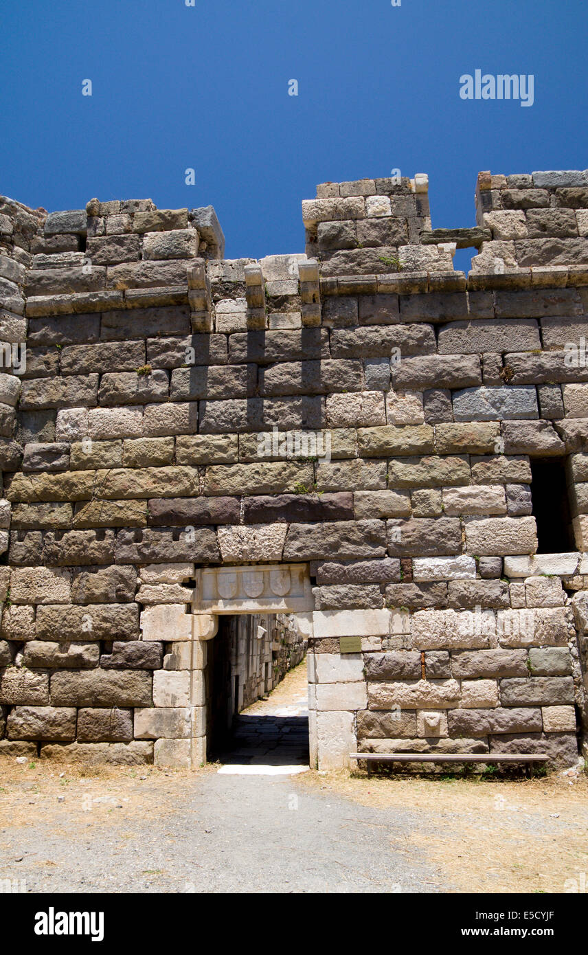 Castle of Neratzia built in the 14th Century by the Knights of Saint ...