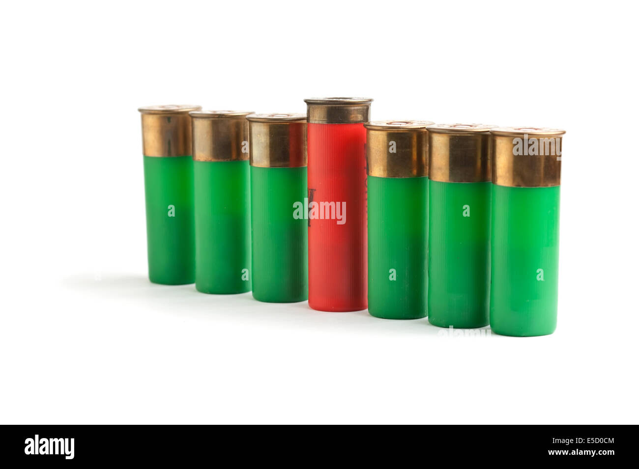 ammunition for hunting rifles isolated on a white background Stock ...