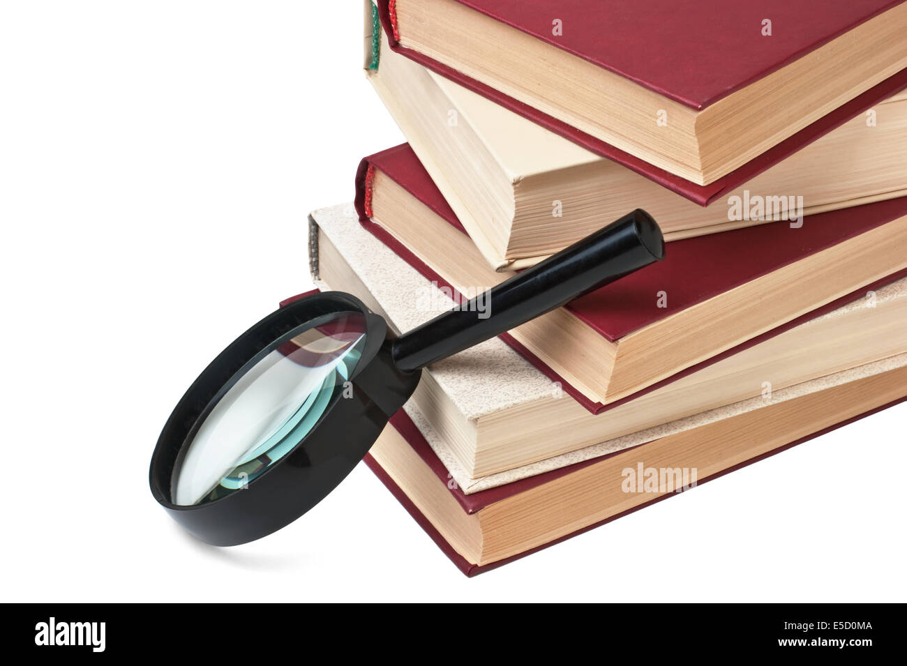 Magnifying glass book isolated on hi-res stock photography and images ...