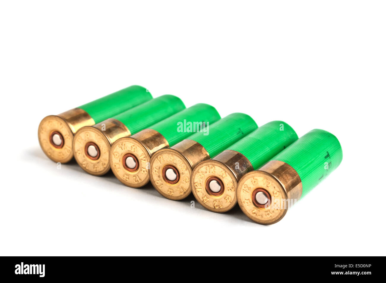 ammunition for hunting rifles isolated on a white background Stock ...