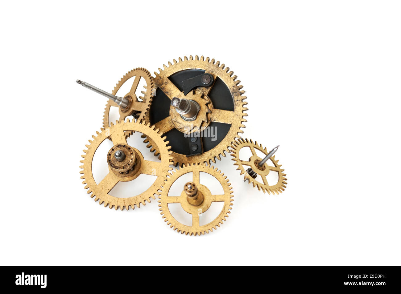 hour gear isolated on white background Stock Photo - Alamy