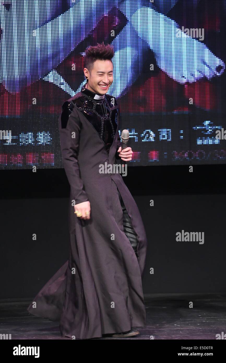 Singer Wilber Pan attends his concert press conference in Taipei,China ...