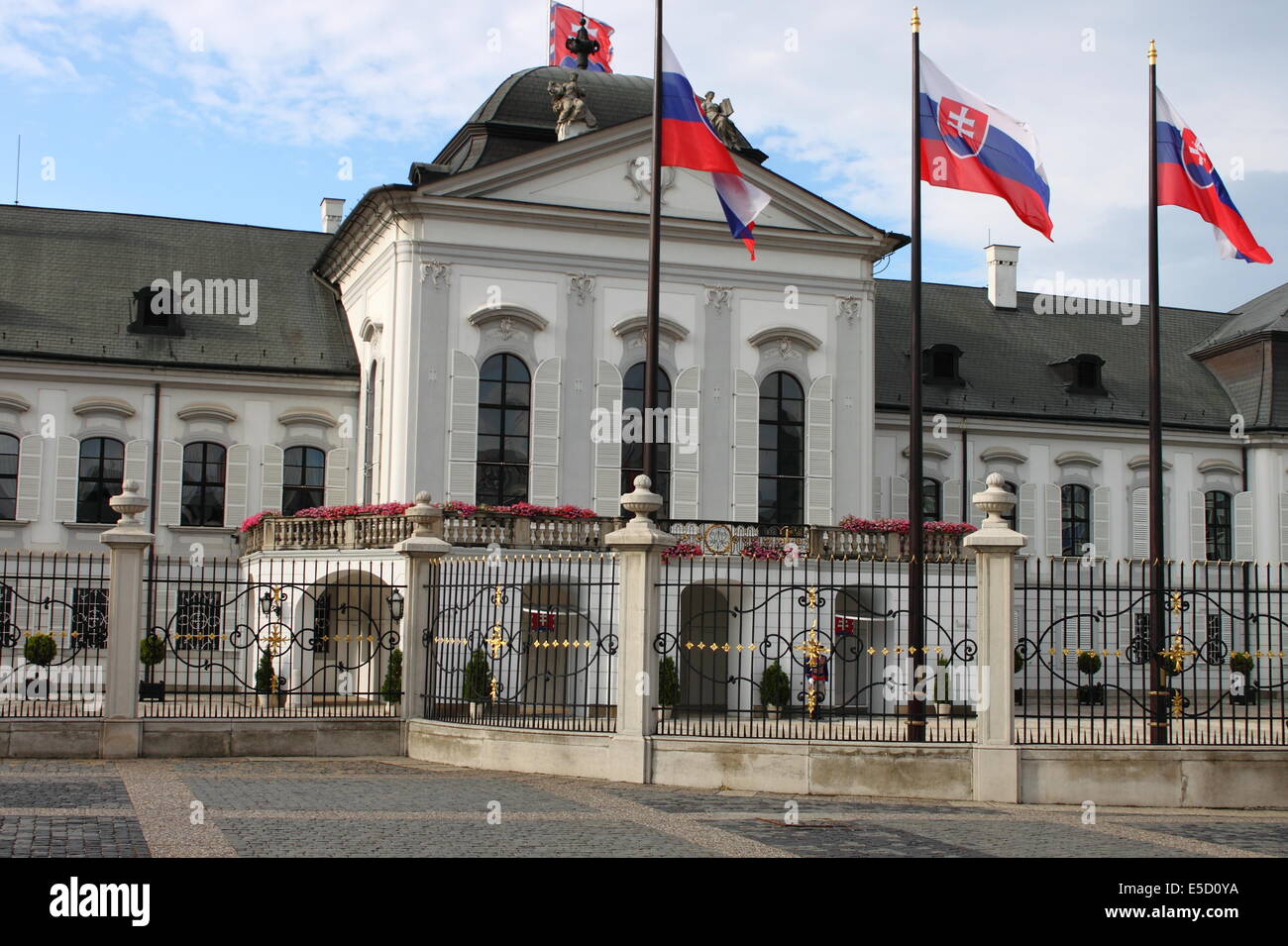 Facade of Presidential Palace of Slovakia, Bratislava Stock Photo - Alamy