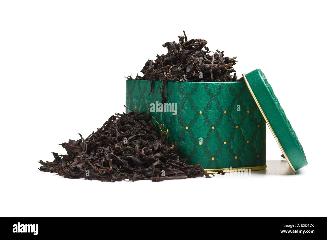 Fresh green tea leaves in Cut Out Stock Images & Pictures - Alamy