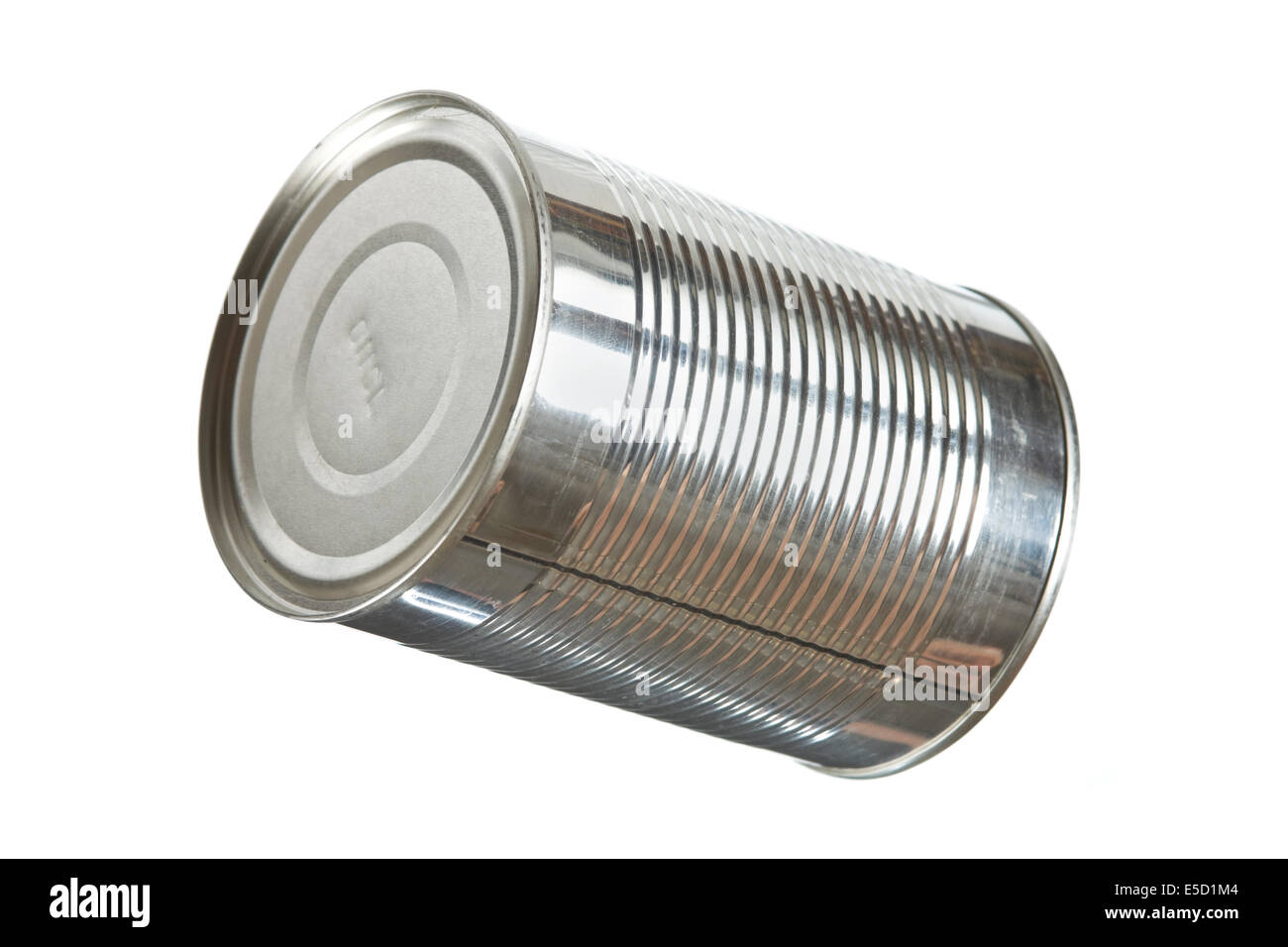 Food can isolated on white background Stock Photo - Alamy