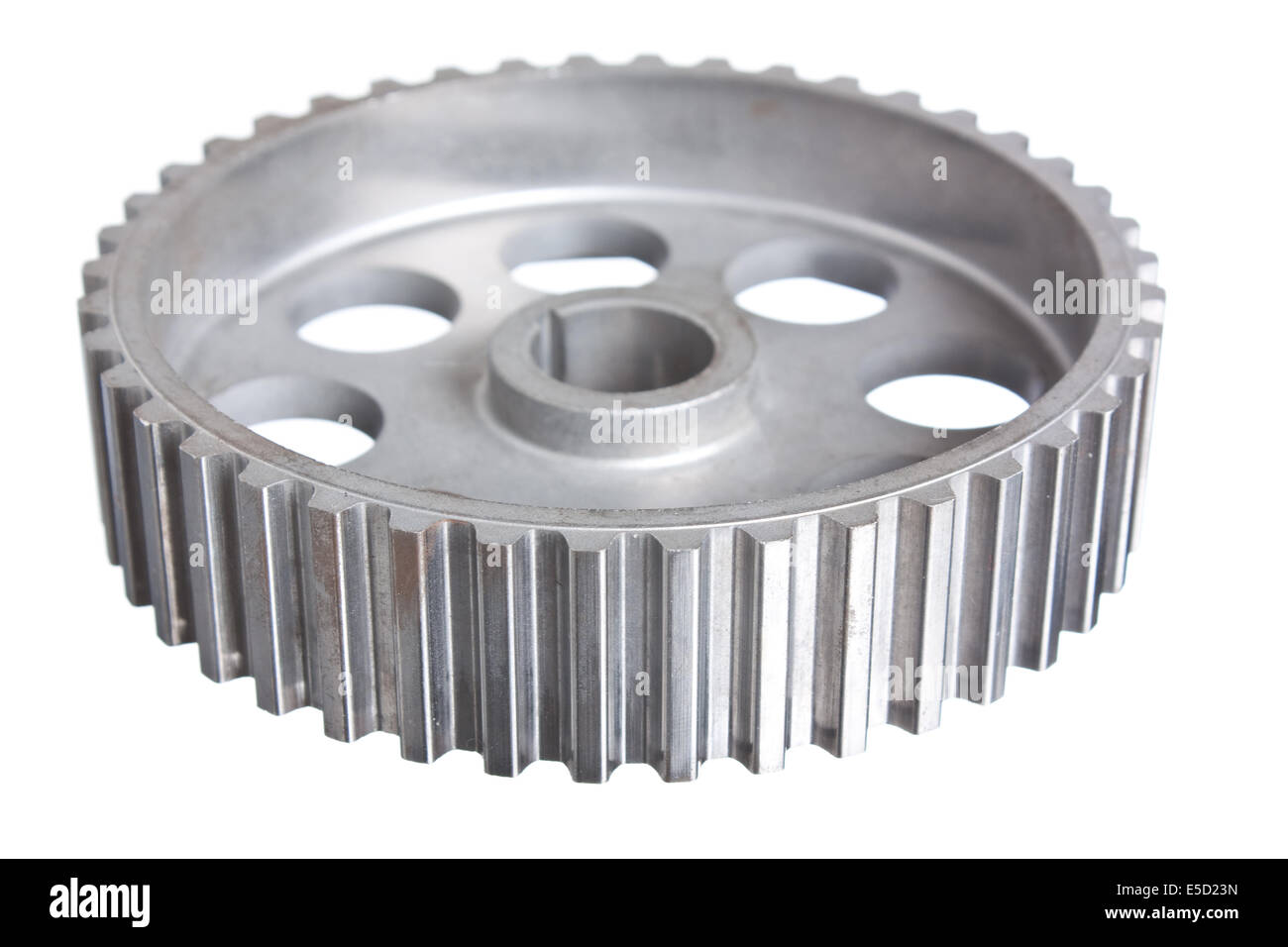 single gear isolated on white background Stock Photo - Alamy