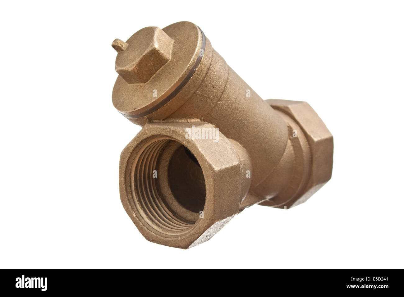 water inlet valve isolated on a white background Stock Photo - Alamy