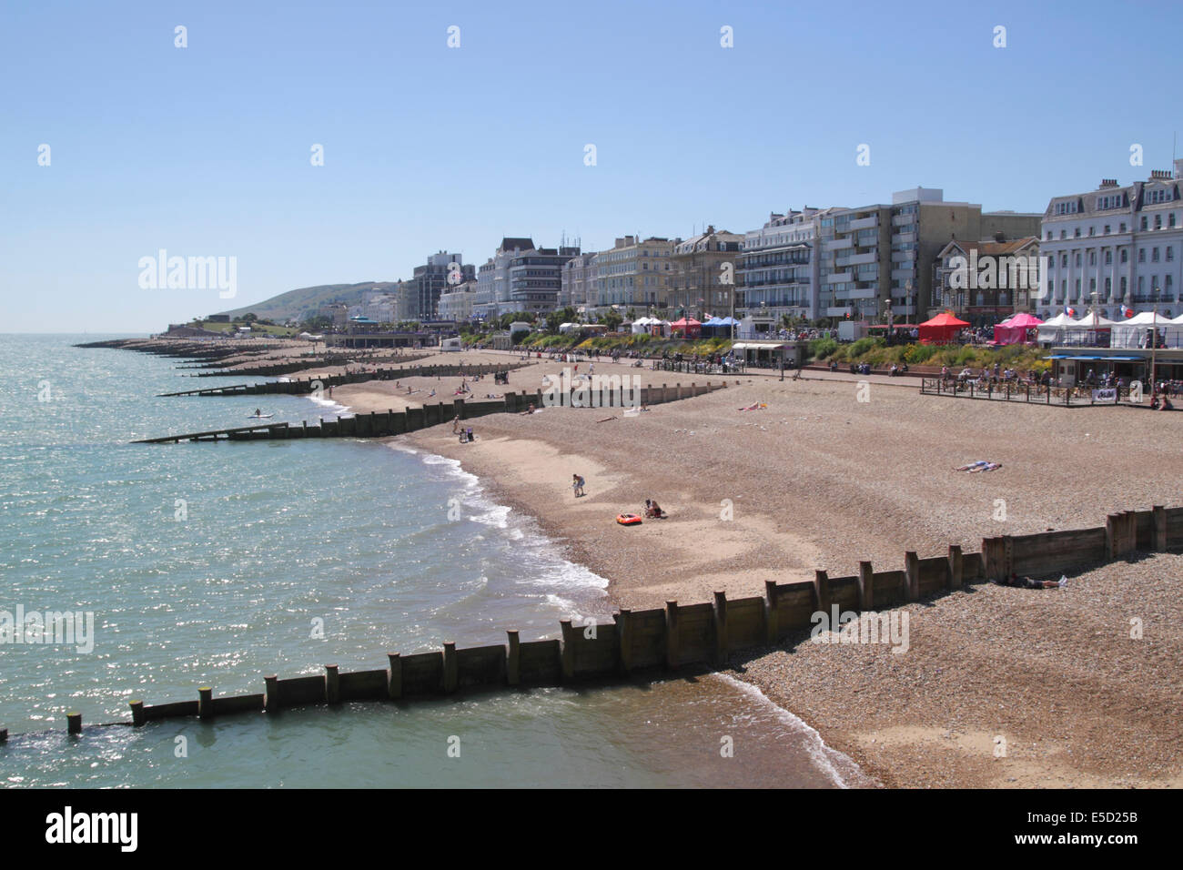 Eastbourne Seafront Groynes High Resolution Stock Photography and ...