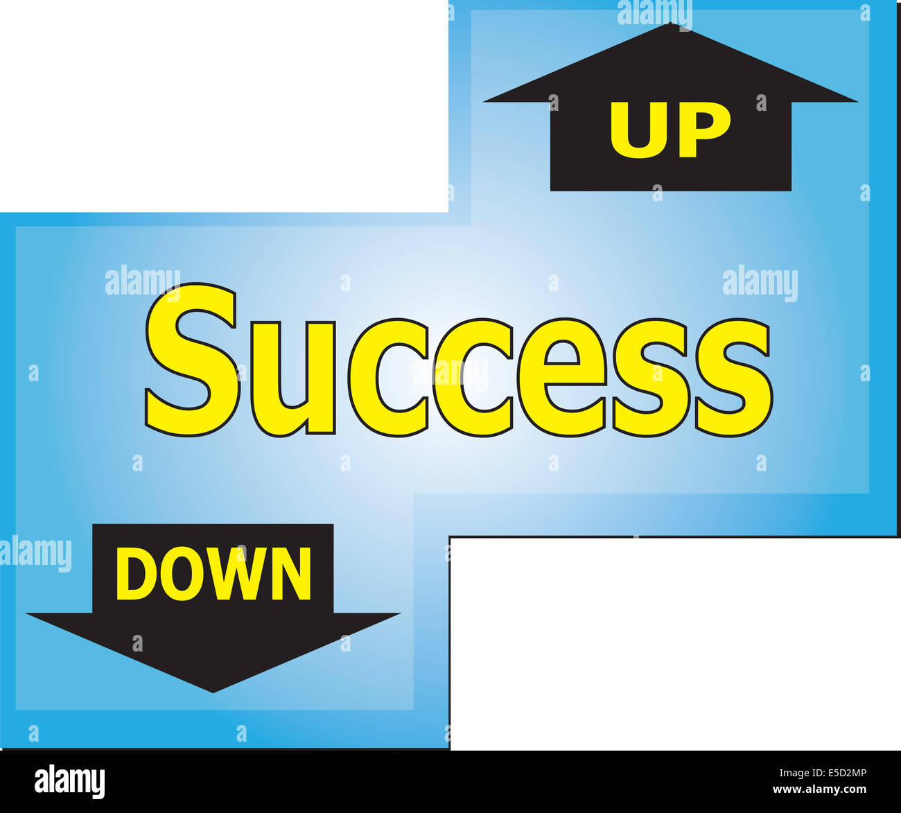 Enter keyboard vector show the Resolve for success in two way,up or ...