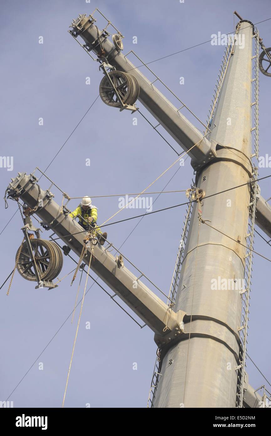 Italy, reconstruction of an high-voltage power line with low ...