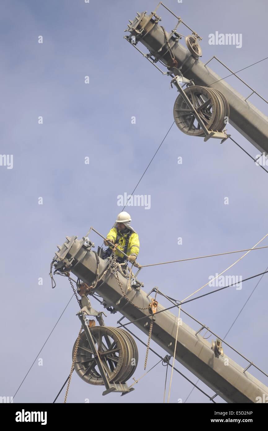 Italy, reconstruction of an high-voltage power line with low ...