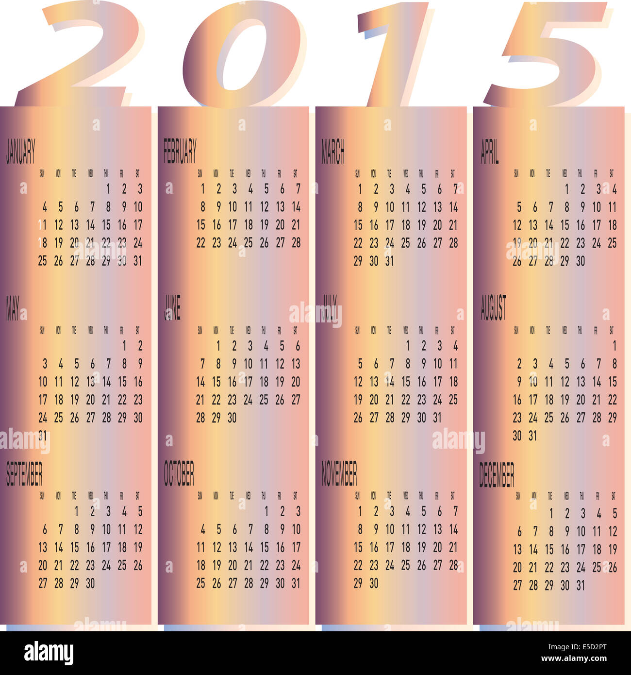 Diary calendar 2015 hi-res stock photography and images - Alamy