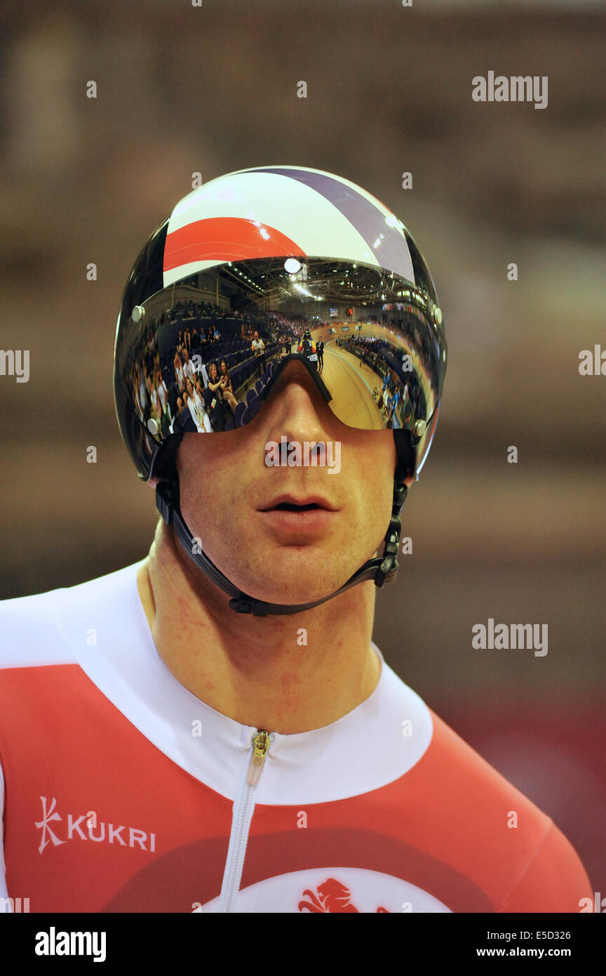 Glasgow, Scotland, UK. 27th July, 2014. Ed Clancy (ENG) before the ...