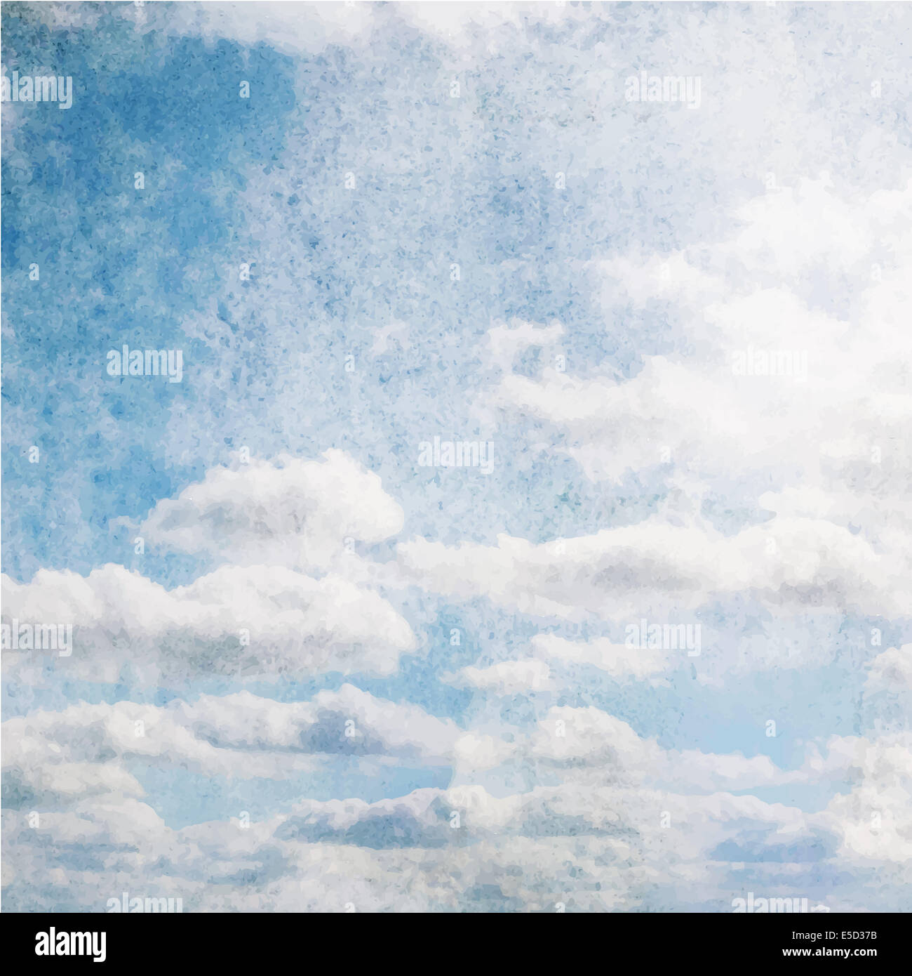 Watercolor clouds and sky background Stock Photo - Alamy