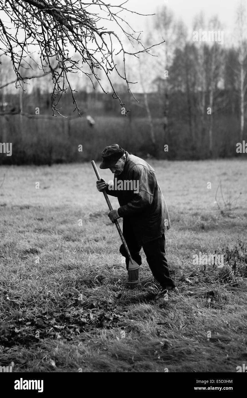 an old worker Stock Photo - Alamy