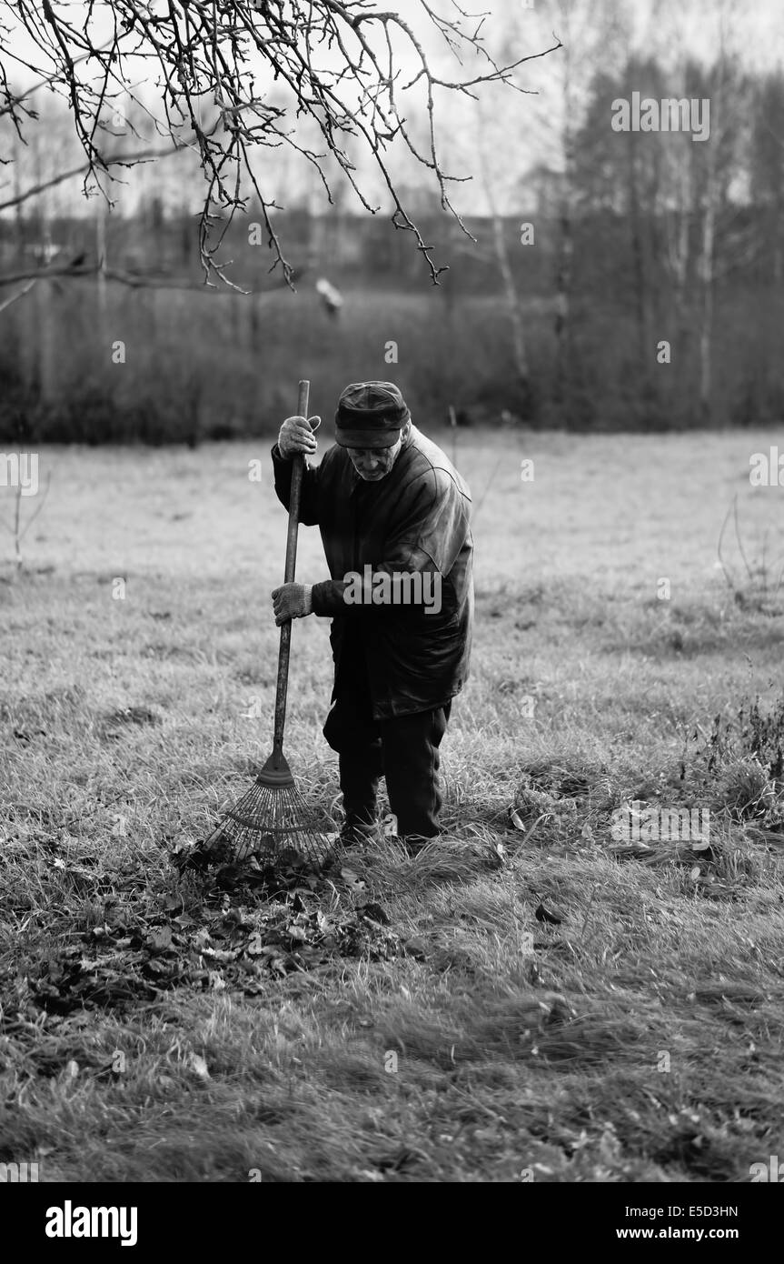 an old worker Stock Photo - Alamy