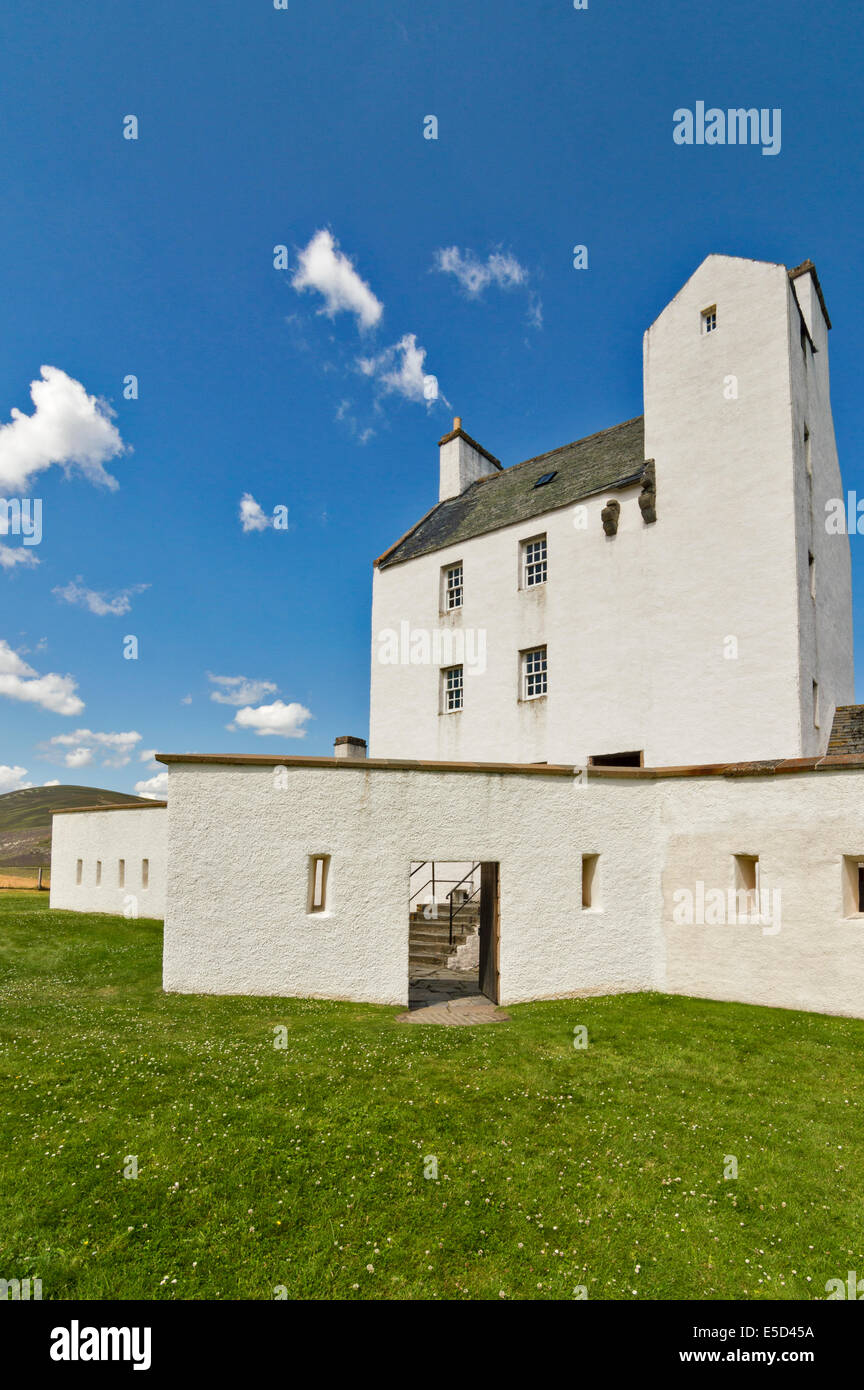 CORGARFF CASTLE ABERDEENSHIRE SCOTLAND MAIN ENTRANCE WITHIN THE STAR ...