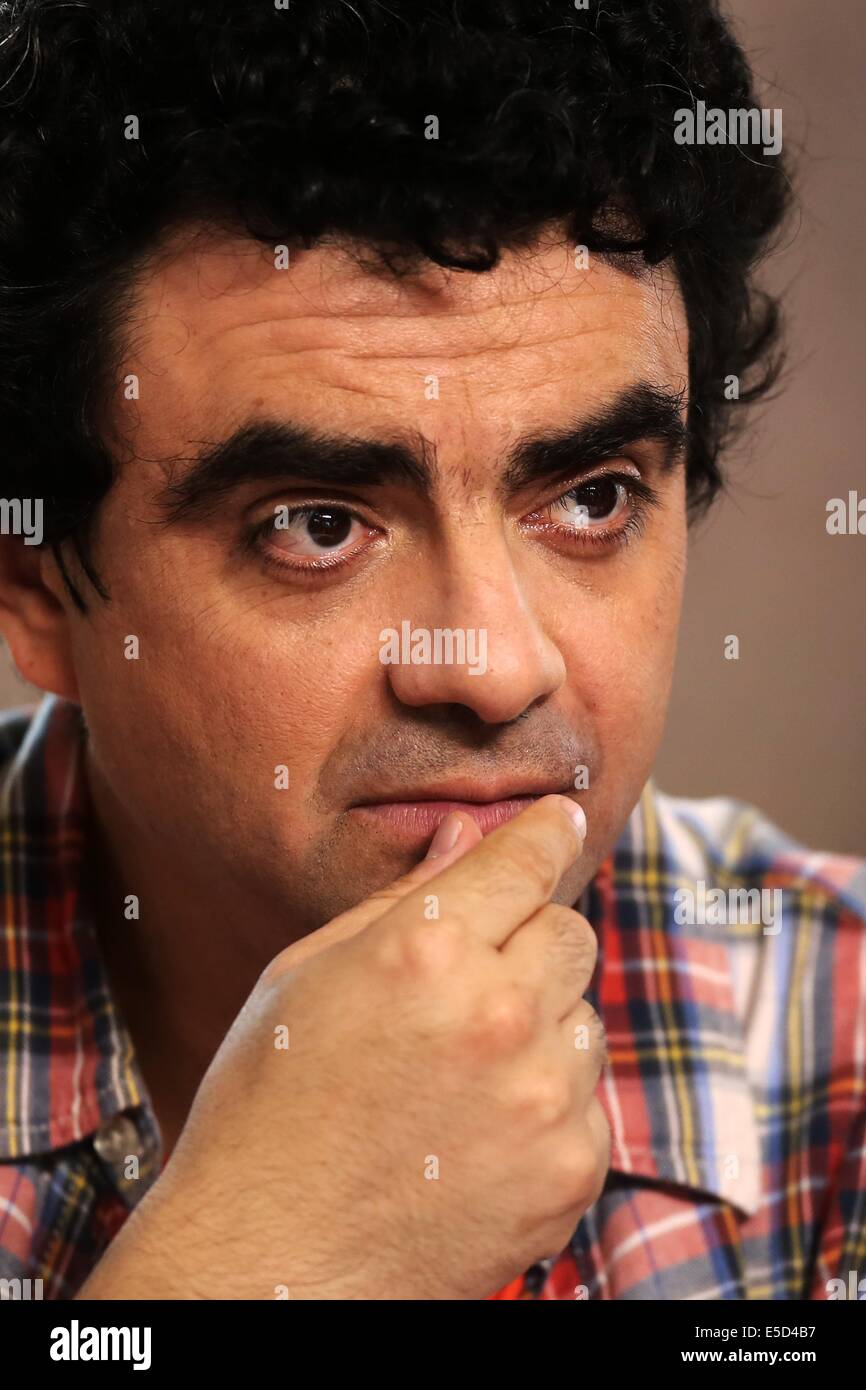 Wiesbaden, Germany. 28th July, 2014. Opera singer Rolando Villazon ...