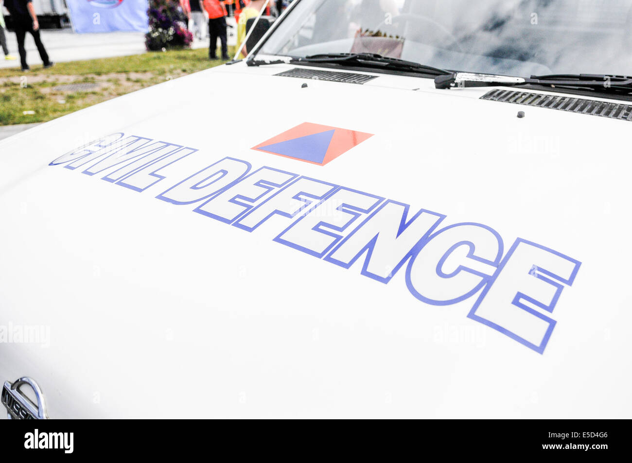 Irish Civil Defence 4x4 vehicle. The Civil Defence provide assistance ...