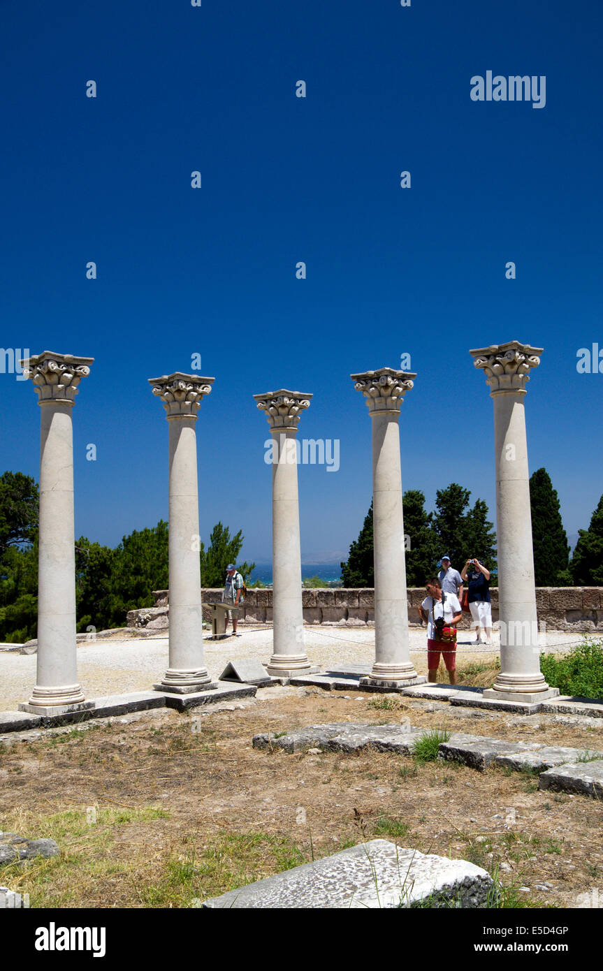 The Corinthian Temple of Apollo, The Asklepion, Kos Island, Dodecanese ...
