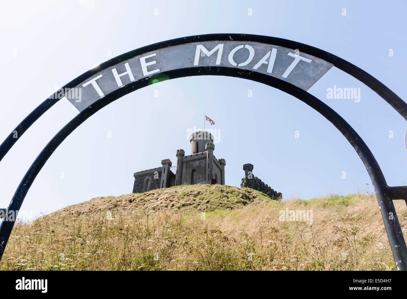 The Moat (Motte), Donaghadee built in 1818 to store explosives used in ...