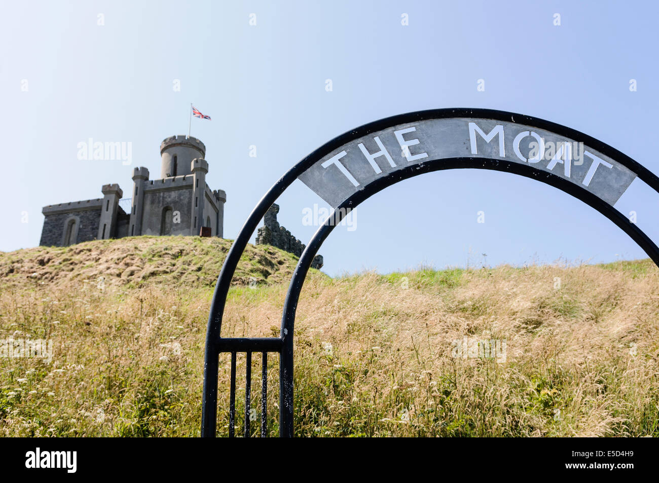 The Moat (Motte), Donaghadee built in 1818 to store explosives used in ...