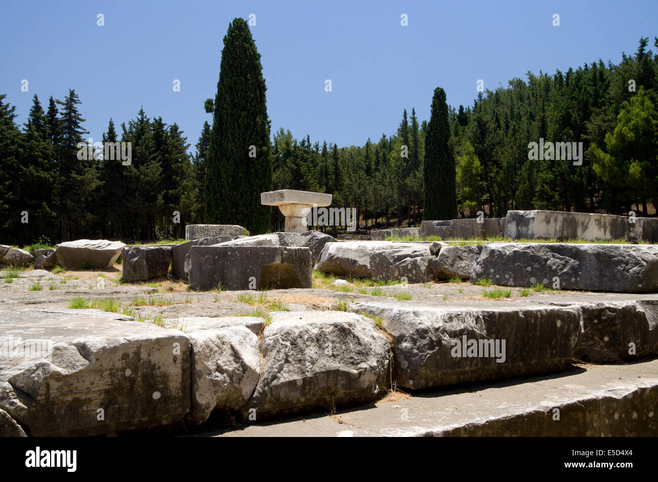 The Doric Temple of Asklepios, The Asklepion, Kos Island, Dodecanese ...