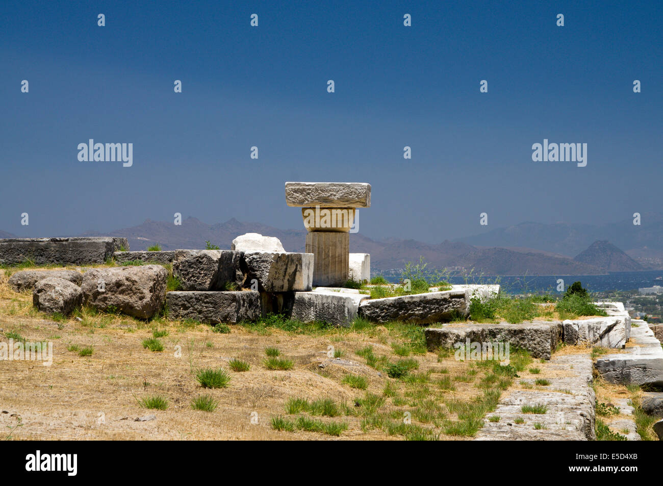 The Doric Temple of Asklepios, The Asklepion, Kos Island, Dodecanese ...