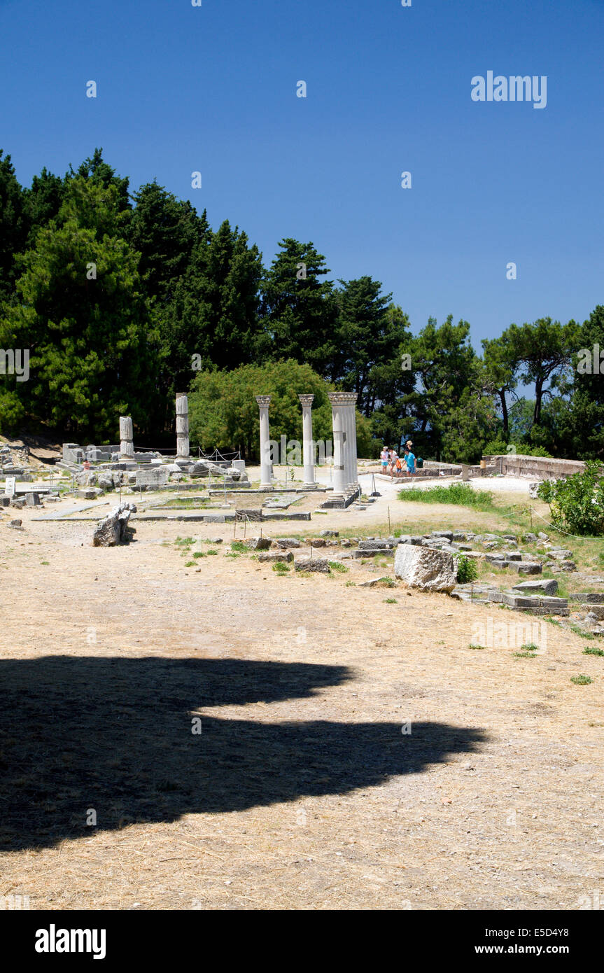 The Corinthian Temple of Apollo, The Asklepion, Kos Island, Dodecanese ...