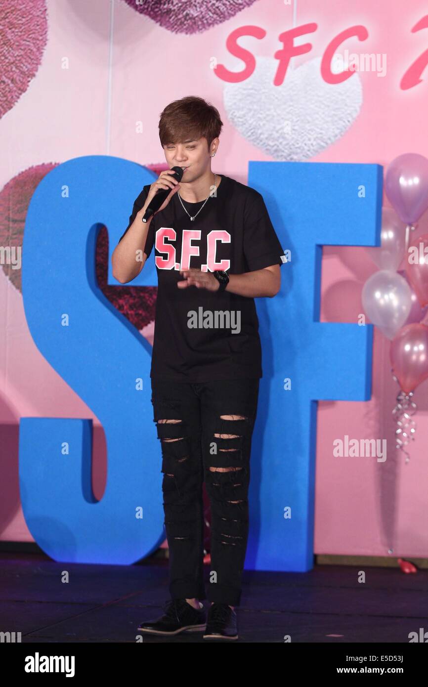 Singer Show Lo holds fans party in Taipei,China on Sunday July 27,2014 ...