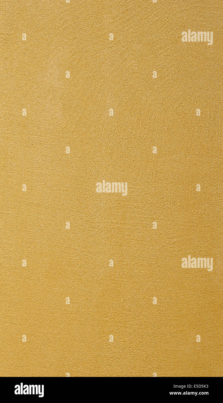 Yellow painted plastered wall pattern, the fine textures Stock Photo ...