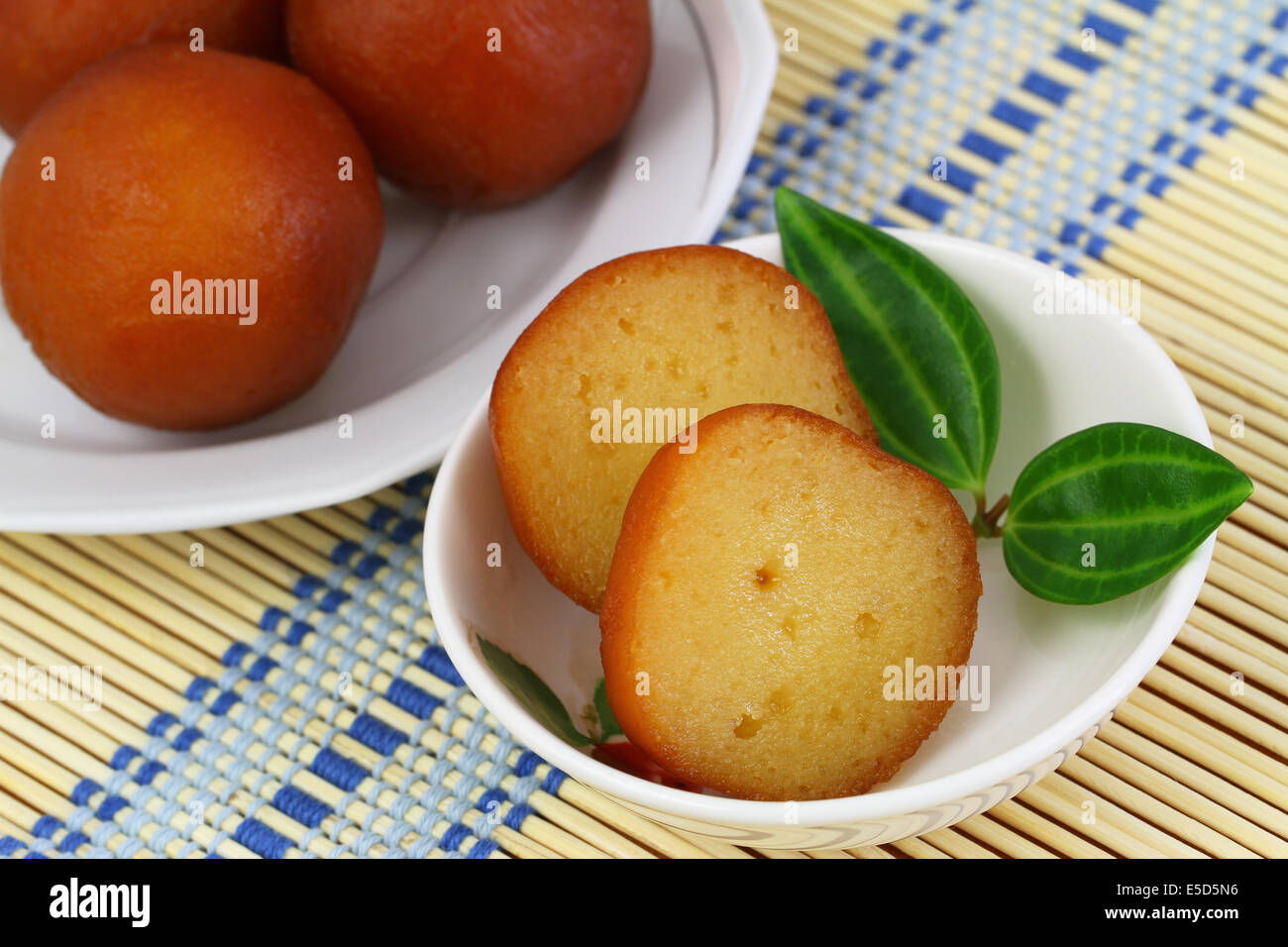 Gulab jamun dessert, closeup Stock Photo - Alamy