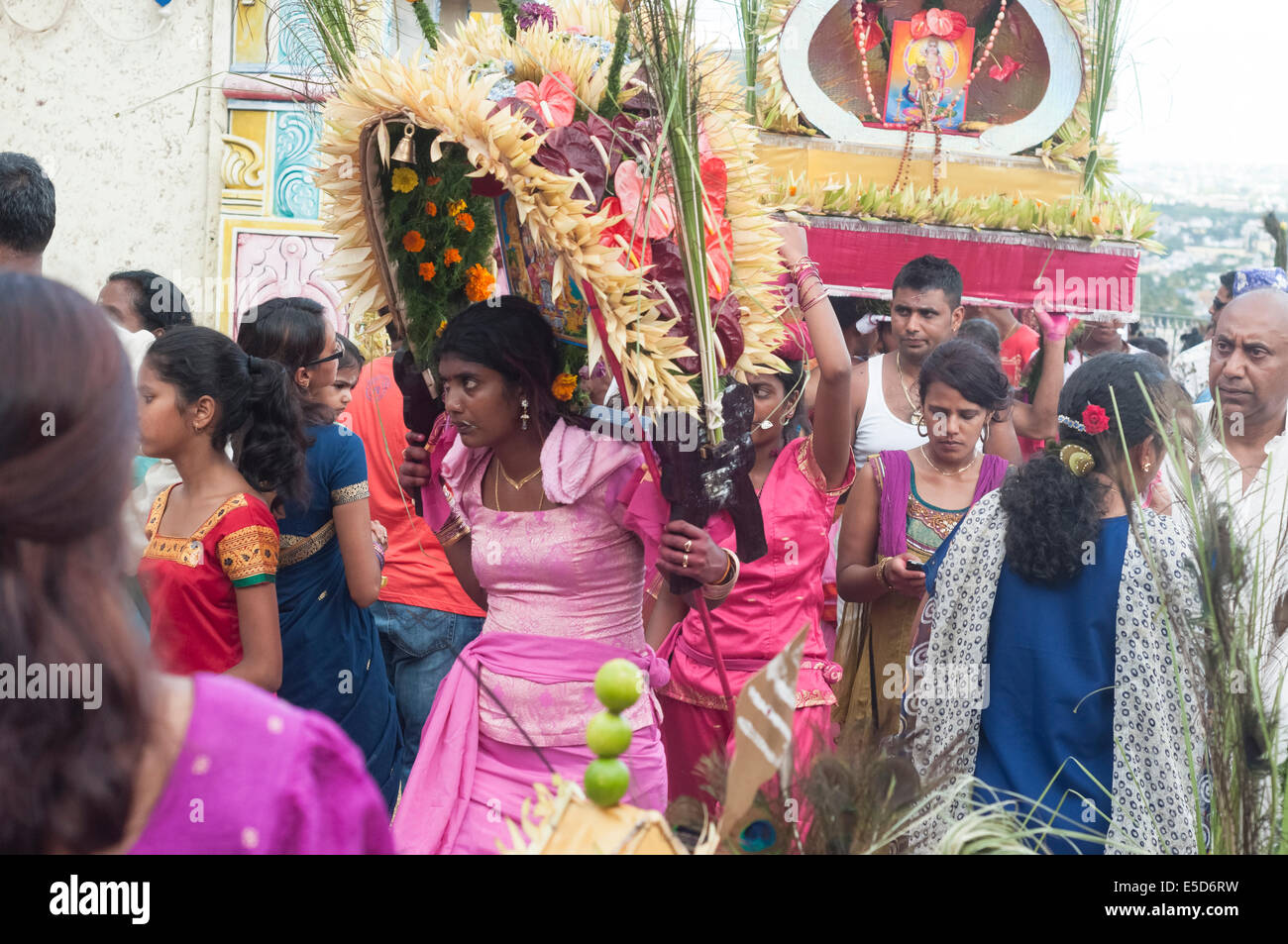 Cavadee festival, Mauritius Island Stock Photo - Alamy