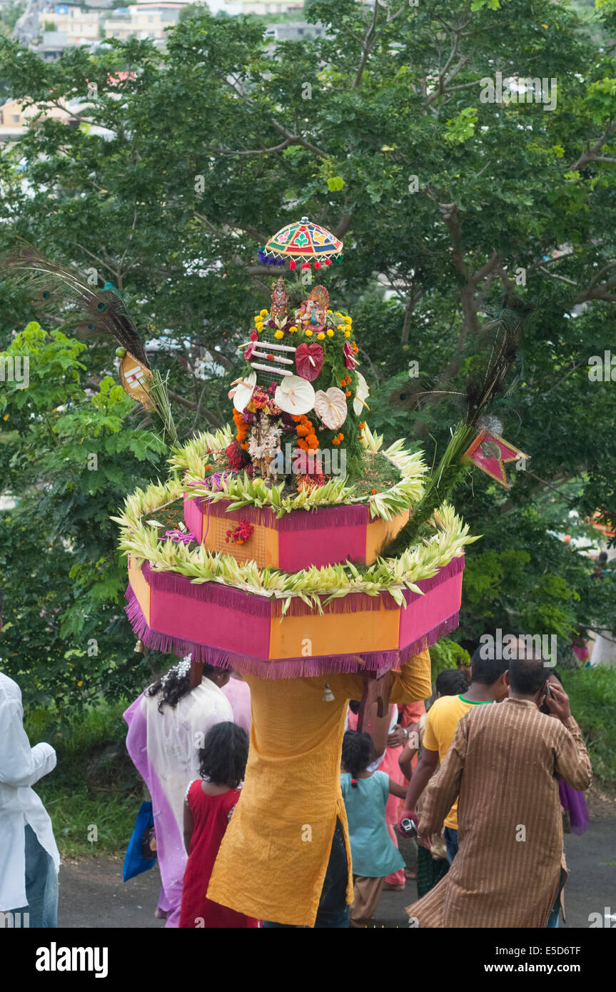 Cavadee festival, Mauritius Island Stock Photo - Alamy