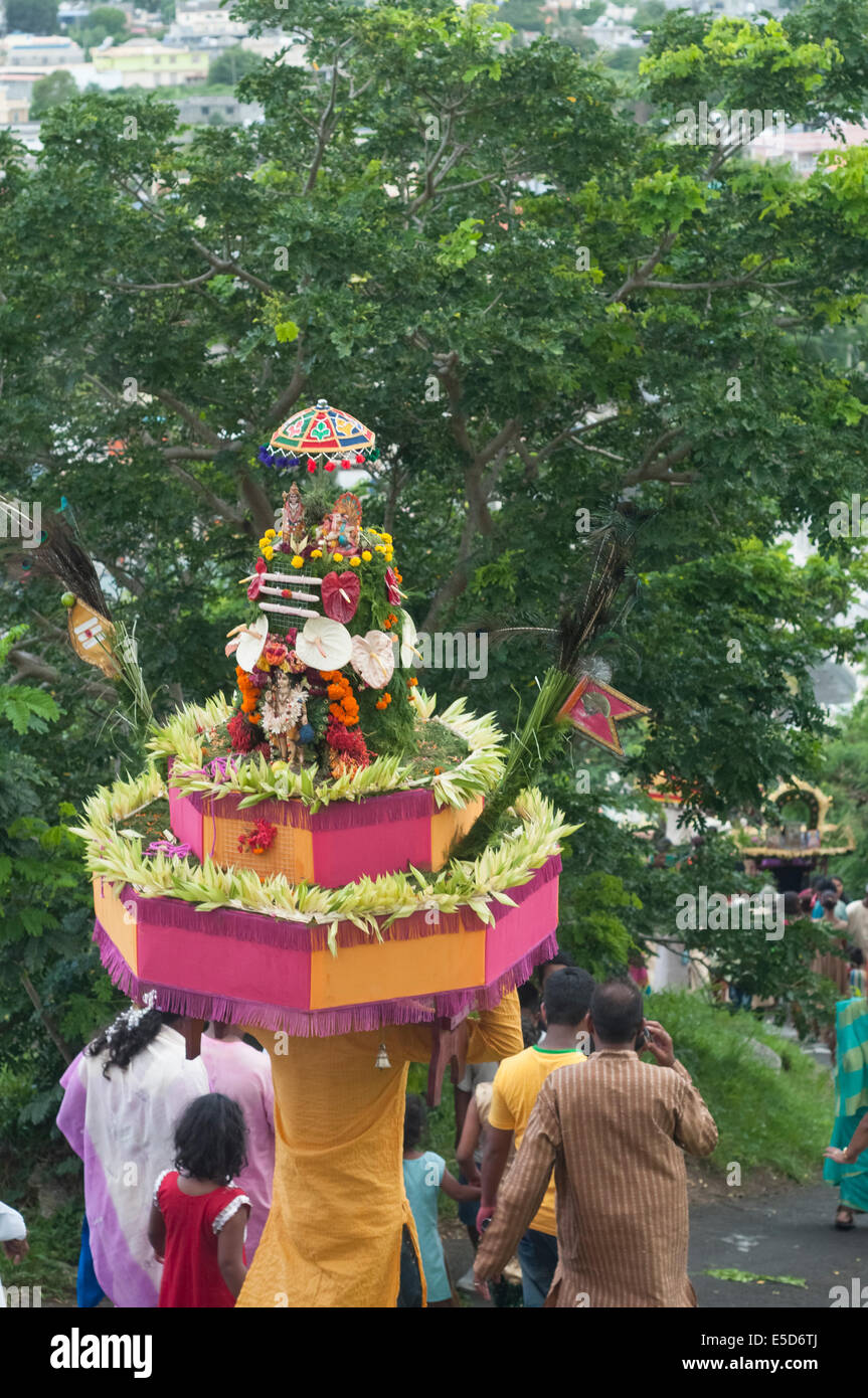 Cavadee festival, Mauritius Island Stock Photo - Alamy